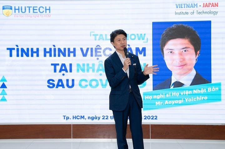 Hạ nghị sĩ Nhật Bản Aoyagi Yoichiro: “Tôi cảm nhận sức trẻ tràn đầy ở HUTECH”